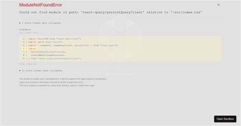 tannerlinsley react query codesandbox