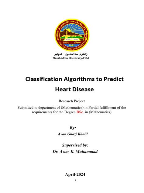 Classification Algorithms To Predict Heart Disease Pdf Sensitivity And Specificity