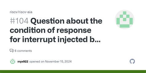 question about the condition of response for interrupt injected by