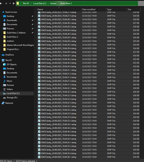 Uncontrolled Dmp File Creation · Issue 47 · Friendly0firegw2clarity · Github