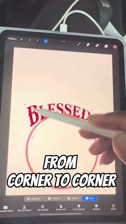 How To Curve Text In Procreate Procreatetutorials Tattootipsneworleans Youtube