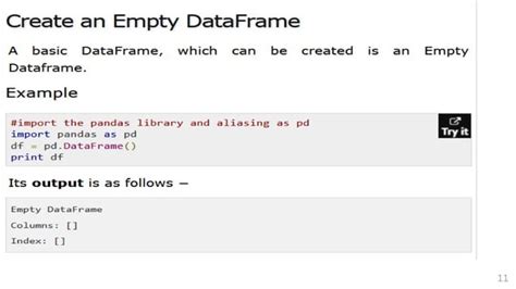 Python Pandas Library Pptx Programming Languages Computing