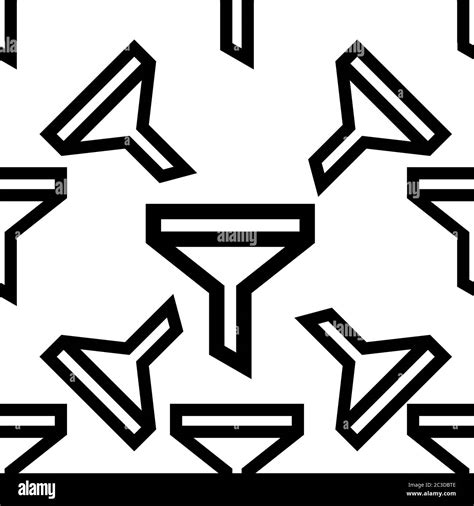 Filter Icon Seamless Pattern Add Apply Remove Sort Various Task Filter