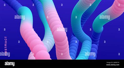 Connection Structure With Dynamic Particles Abstract Background With Dynamic Effect Futuristic