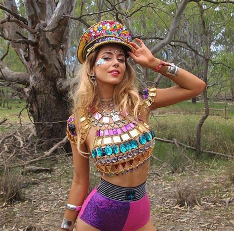 Pin By Alice Yvonne On Lightning In A Bottle Fashion Music Festival Outfits Festival Costumes
