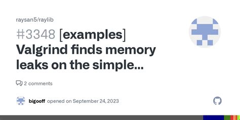 Examples Valgrind Finds Memory Leaks On The Simple Website Examples