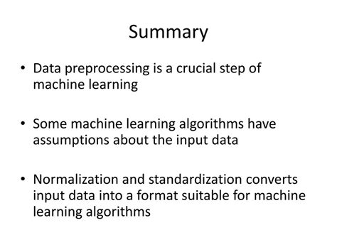 Data Preprocessing Rescaling Normalization And Standardization Speaker Deck