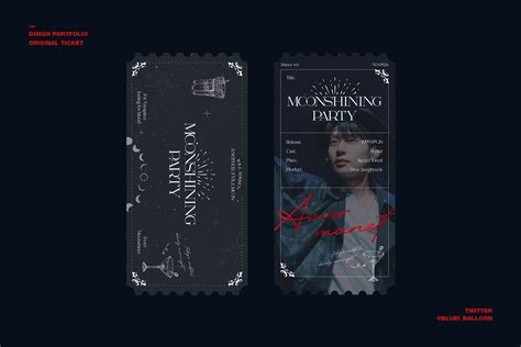 디자인 블루 On Twitter 𝑫𝑬𝑺𝑰𝑮𝑵 𝑩𝑳𝑼𝑬 오리지널 티켓 커미션 작업물입니다 메인트윗의 공지사항 읽어보고 문의 주세요 디자인 커미션 아이돌 뮤지컬