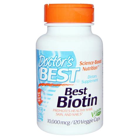 Best Biotin Doctor's Best Australia | Best Biotin 10,000 mcg 120 Veggie ...