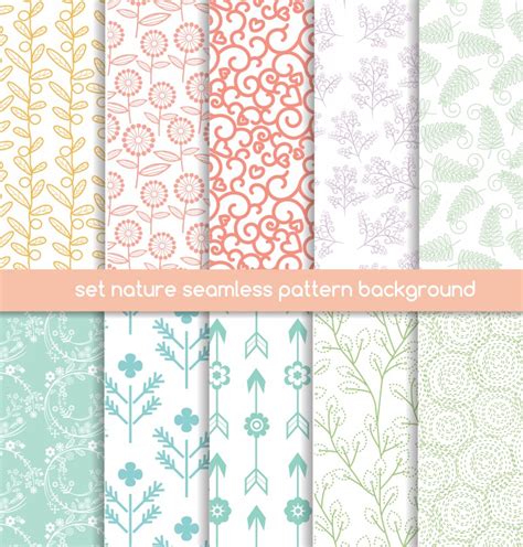 دانلود وکتور الگوهای بدون درز پس زمینه طرح گل دانلود رایگان فایل لایه