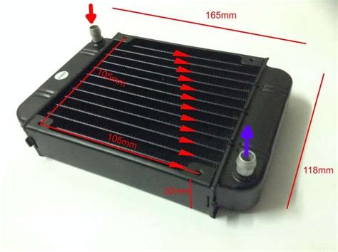 Single Pass Cross Flow Water Cooling Radiator Manufacturer Supplier China