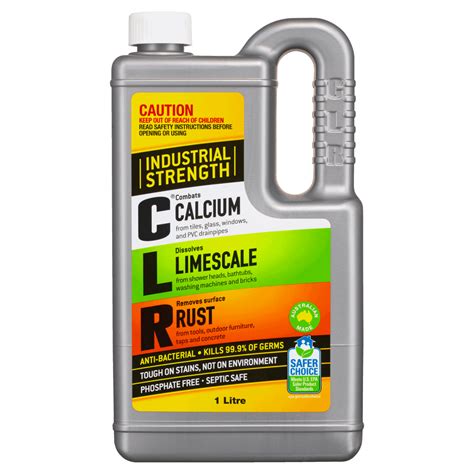 CLR Calcium Limescale Rust Remover 4L CLR Calcium Lime Rust Remover