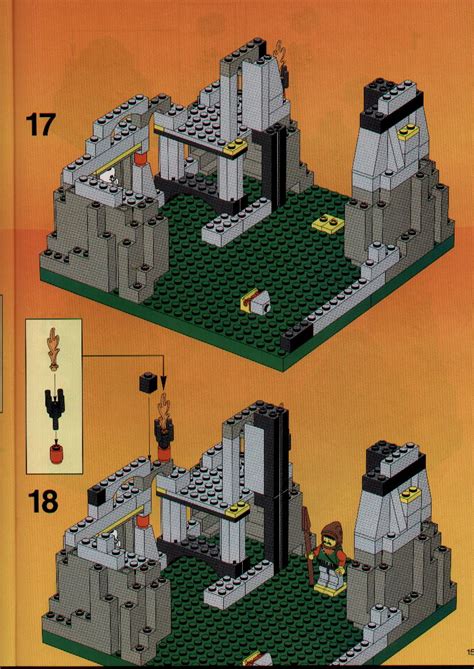 Lego Instructions For Set 6087 Witchs Magic Manor Castle Fright Knights