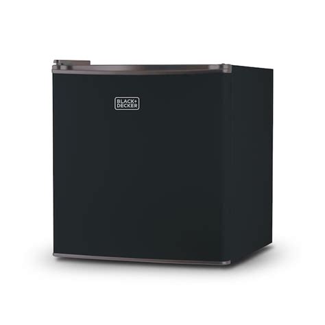 Black And Decker Compact Refrigerator Energy Star Single Door Mini Fridge With Freezer 1 7 Cubic