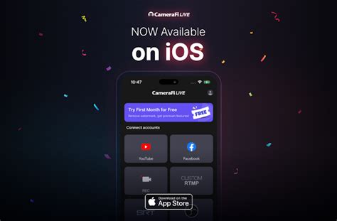[notice] camerafi live ios app launched