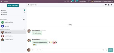 Overview Of Odoo Discuss App