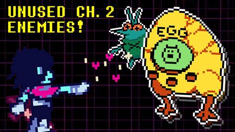 Deltarune Unused Ch 2 Enemies Recreation Youtube