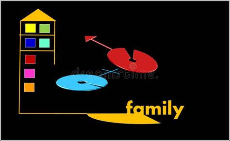 Sex Education Concept Cute Male And Female Stock Illustration Illustration Of Background