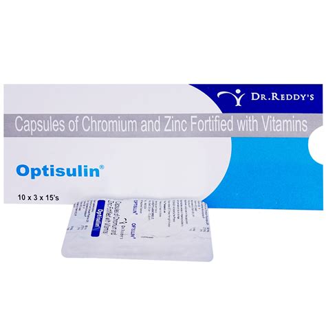 Optisulin Capsule 15s Price Uses Side Effects Composition Apollo