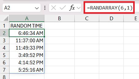 Time Saving Excel Hacks Random Time Generator Tricks MyExcelOnline