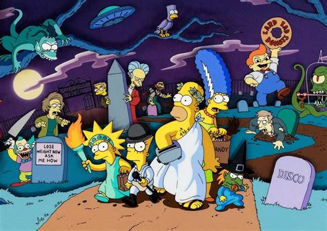 The Simpsons Halloween Wallpaper