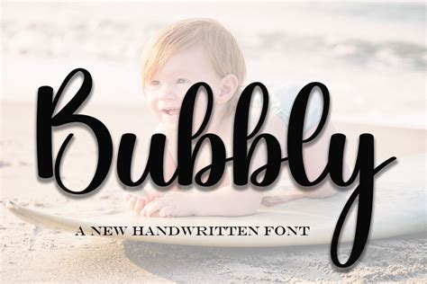 Bubbly Font By Putrasyahreza00 · Creative Fabrica