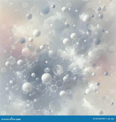 Abstract Representation Of Molecular Structure Stock Illustration Illustration Of