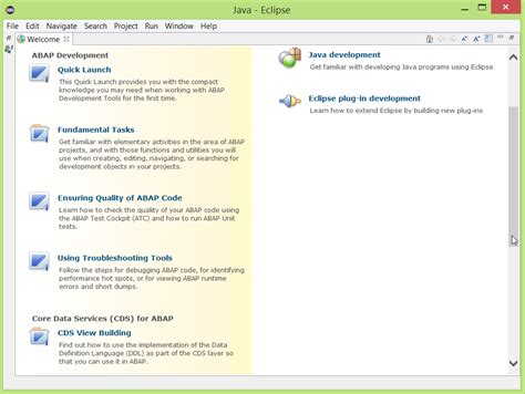 Sap Abap Central Abap Development In Eclipse Part 1