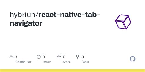 Github Hybriunreact Native Tab Navigator
