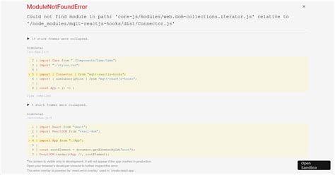 React Fiddle Forked Codesandbox