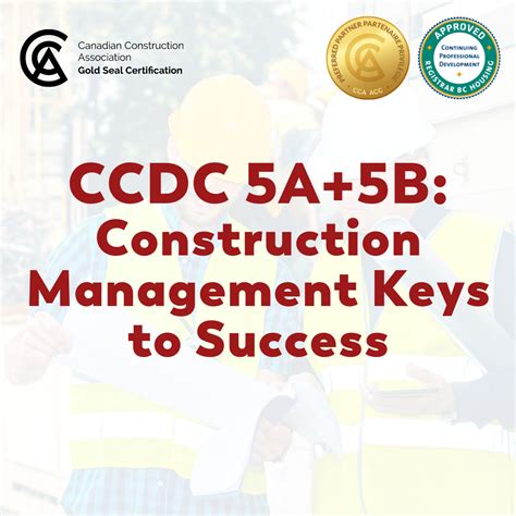 Ccdc 5a 5b Construction Management Keys To Success Course