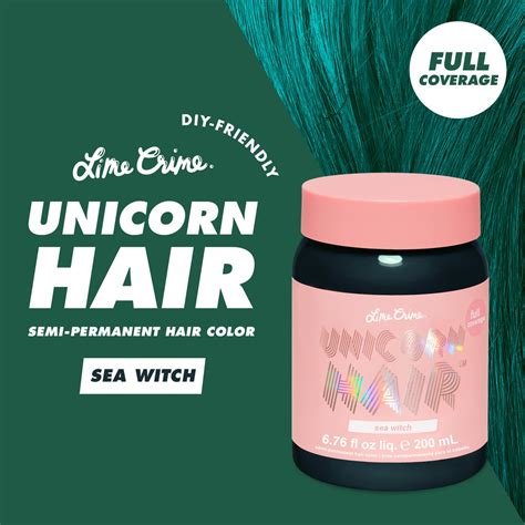Lime Crime Unicorn Hair Dye Sea Witch Vegan Teal Semi Permanent Col