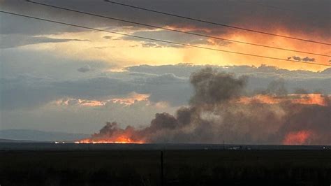 Range Fire Prompts Evacuations Near Orchard Training Range