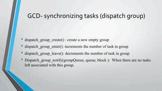 Tech Talk 4 Multi Threading And GCD Grand Central Dispatch In