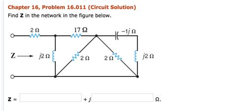 Solved Chapter Problem Circuit Solution Find Z Chegg