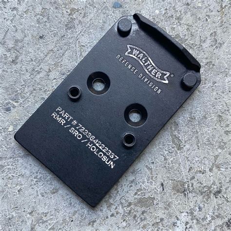 C H Precision Weapon Systems CHPWS Walther PDP Adapter Plate Kit For Trijicon RMR SRO And RMR