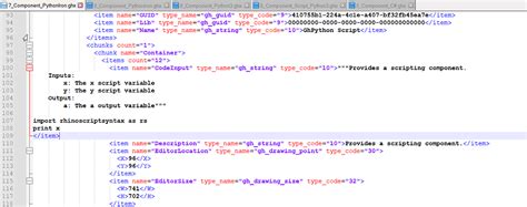 Source Text Of Grasshopper Script Component In Ghx Are Encoded In Rhino