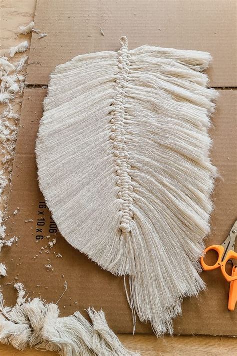 How To Make DIY Macrame Feathers Making Manzanita