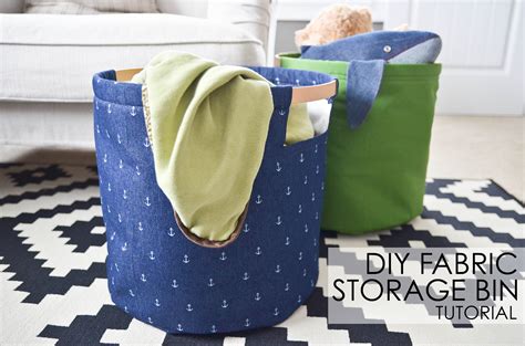 Diy Fabric Storage Bins Project Nursery