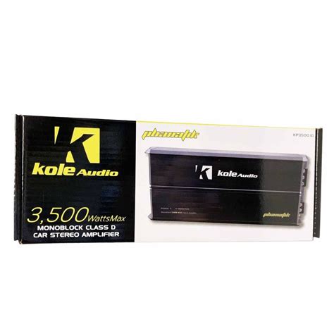 Amazon.com: Kole KP3500.1D Class D 3500W Monoblock 1 Ohm Amplifier ...