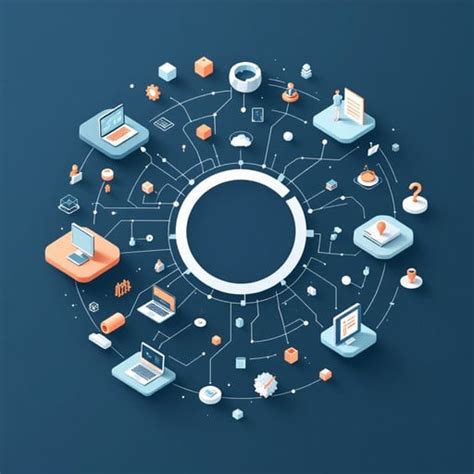 Free Connected Business Ecosystem Photo Workflow Business Network Download At Stockcake