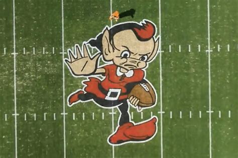 Browns Introduce Midfield Artwork Which Is Brownie The Elf