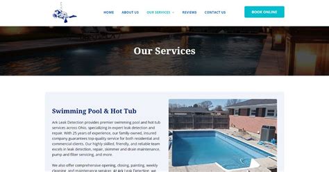 Our Services Ark Leak Detection