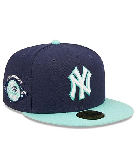 New Era Mens Navy New York Yankees 100th Anniversary Team Uv 59fifty
