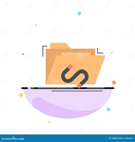 Backdoor Exploit File Internet Software Flat Color Icon Vector Stock Vector Illustration