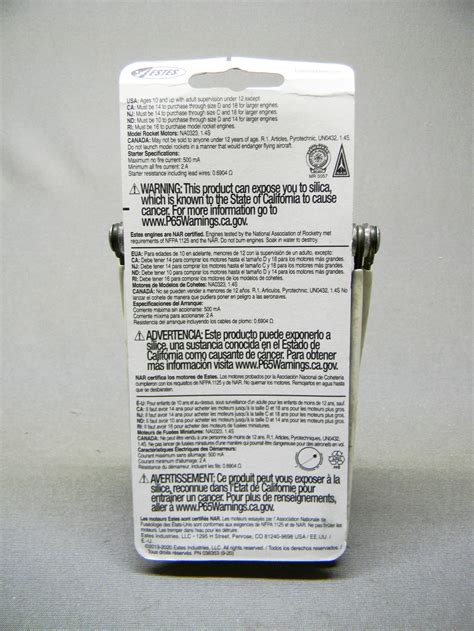 Estes Rocket Engine B4 4 3 Pack 10019