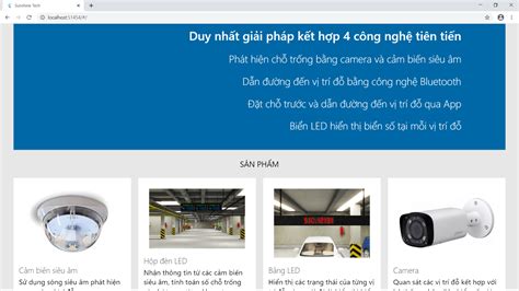 Github Quocbao Flutter Web Demo Test Flutter Web Clone Sunshinetech Smart Parking Page