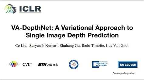 Iclr 2023 Oral Va Depthnet A Variational Approach To Single Image