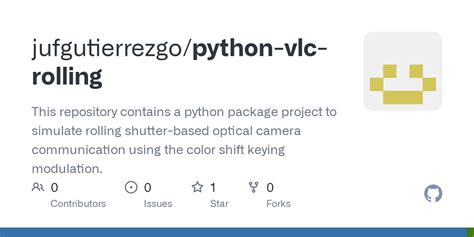 Github Jufgutierrezgopython Vlc Rolling This Repository Contains A