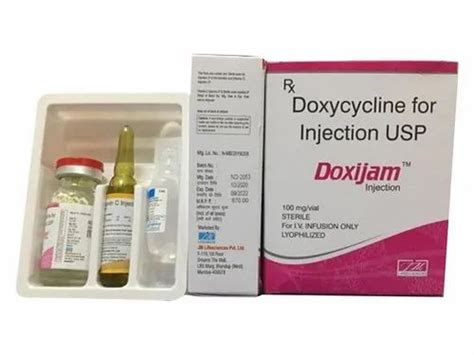 100mg Doxijam Doxycyline Usp Injection At Best Price In Mumbai Id 24874524991